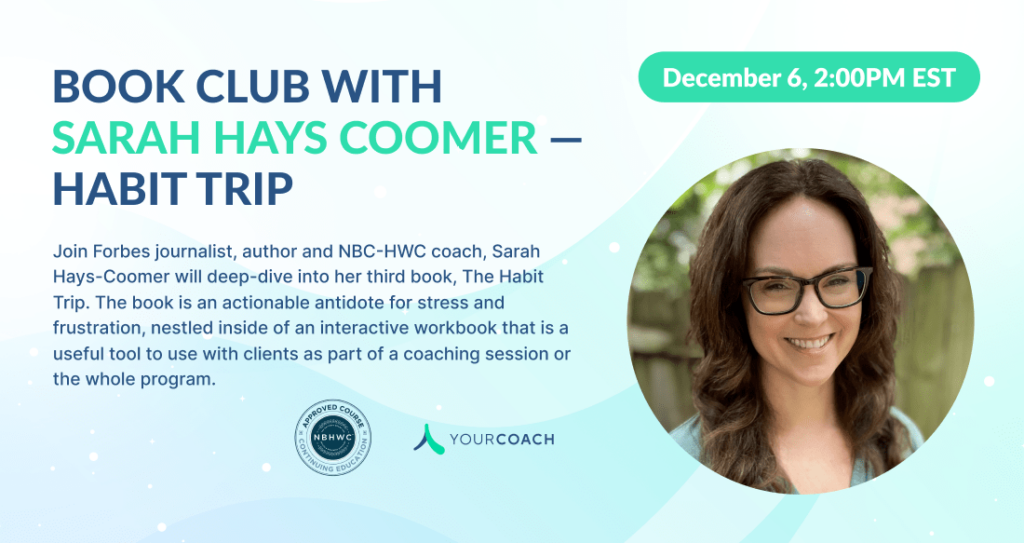 Book Club with Sarah Hays Coomer - YourCoach Health